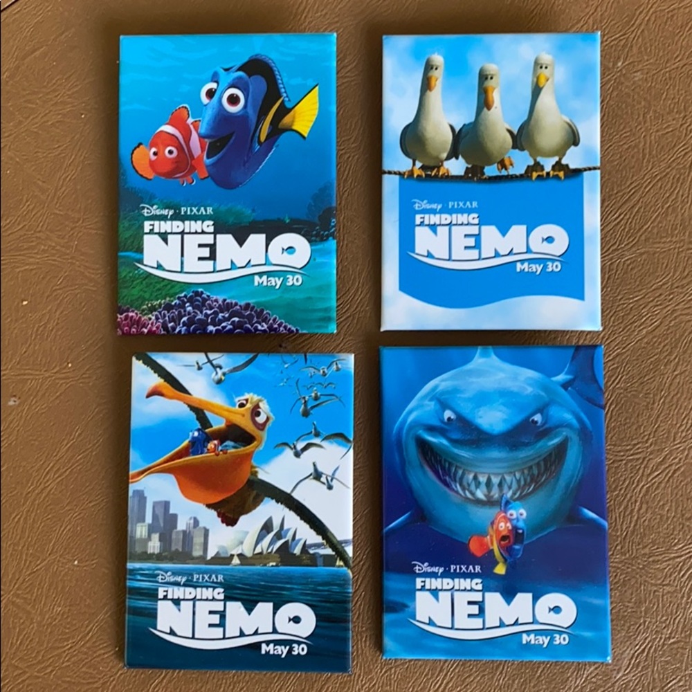 Finding Nemo Promotional Movie Release Pins - Gem